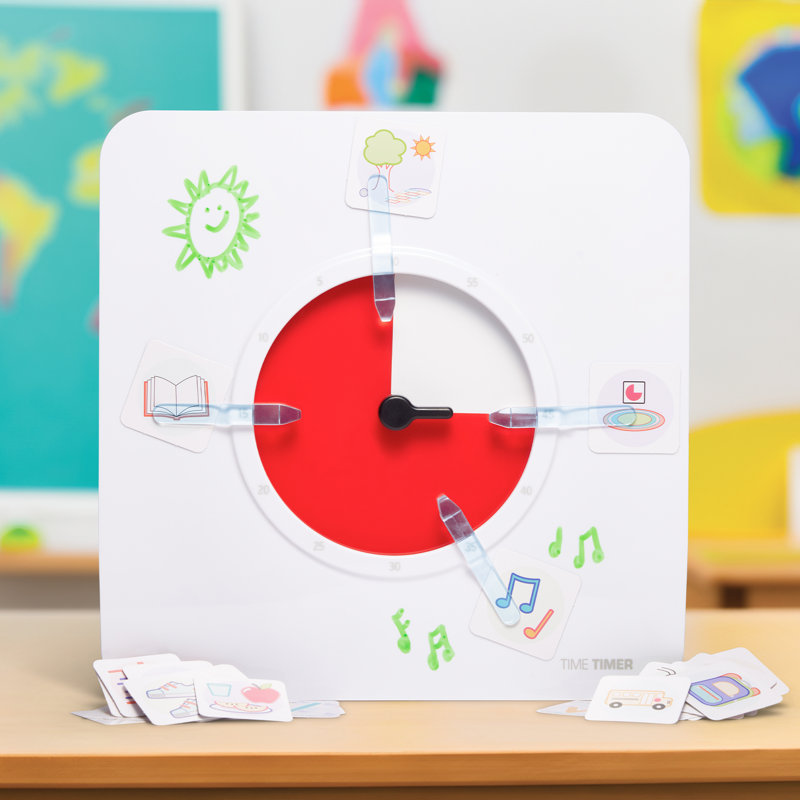 Time Timer® Original 8” Visual Scheduler Wayfair